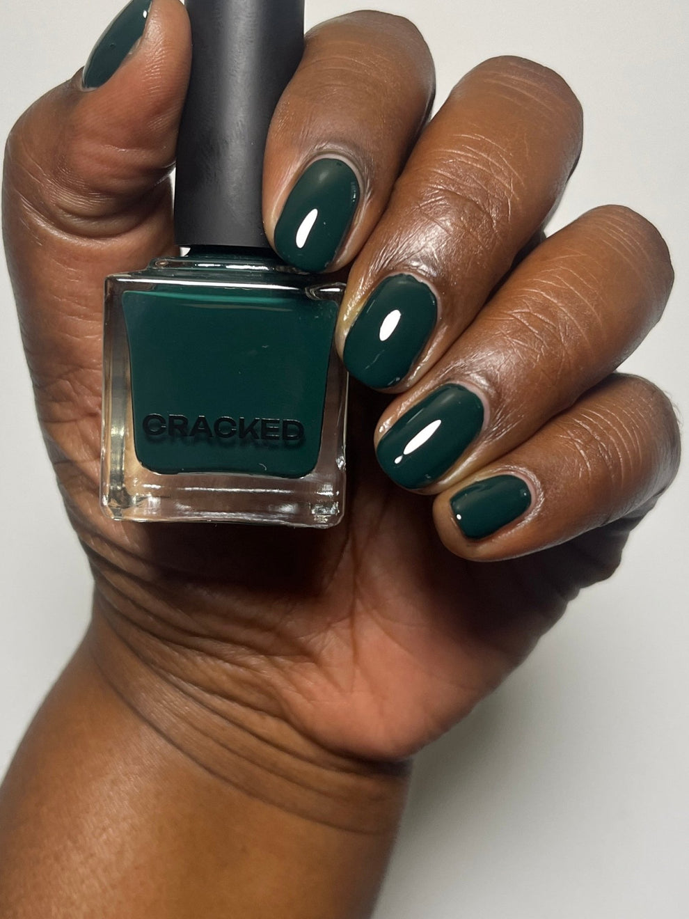 Cracked Polish | Black Jade Indie Nail Polish