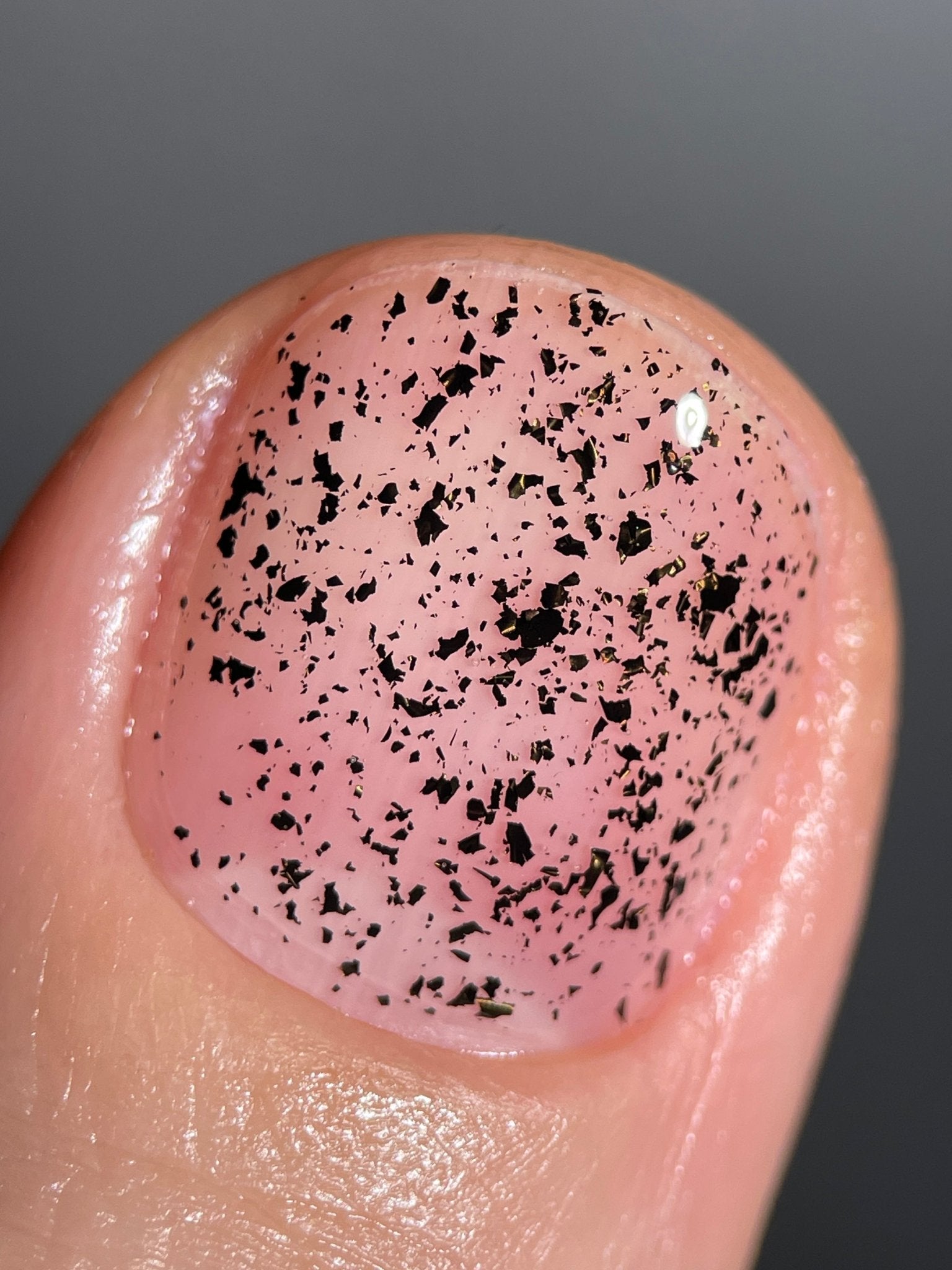 Cracked Polish | Mascara Flakes Indie Nail Polish