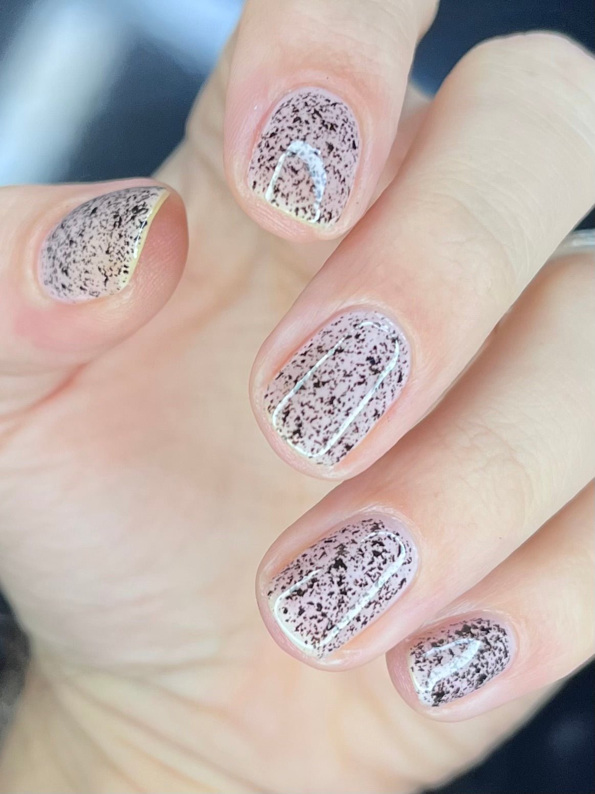 Cracked Polish | Mascara Flakes Indie Nail Polish